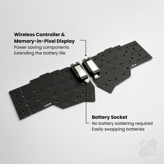 Pre-soldered Wireless Corne Low Profile Keyboard – Corne Hotswappable ...