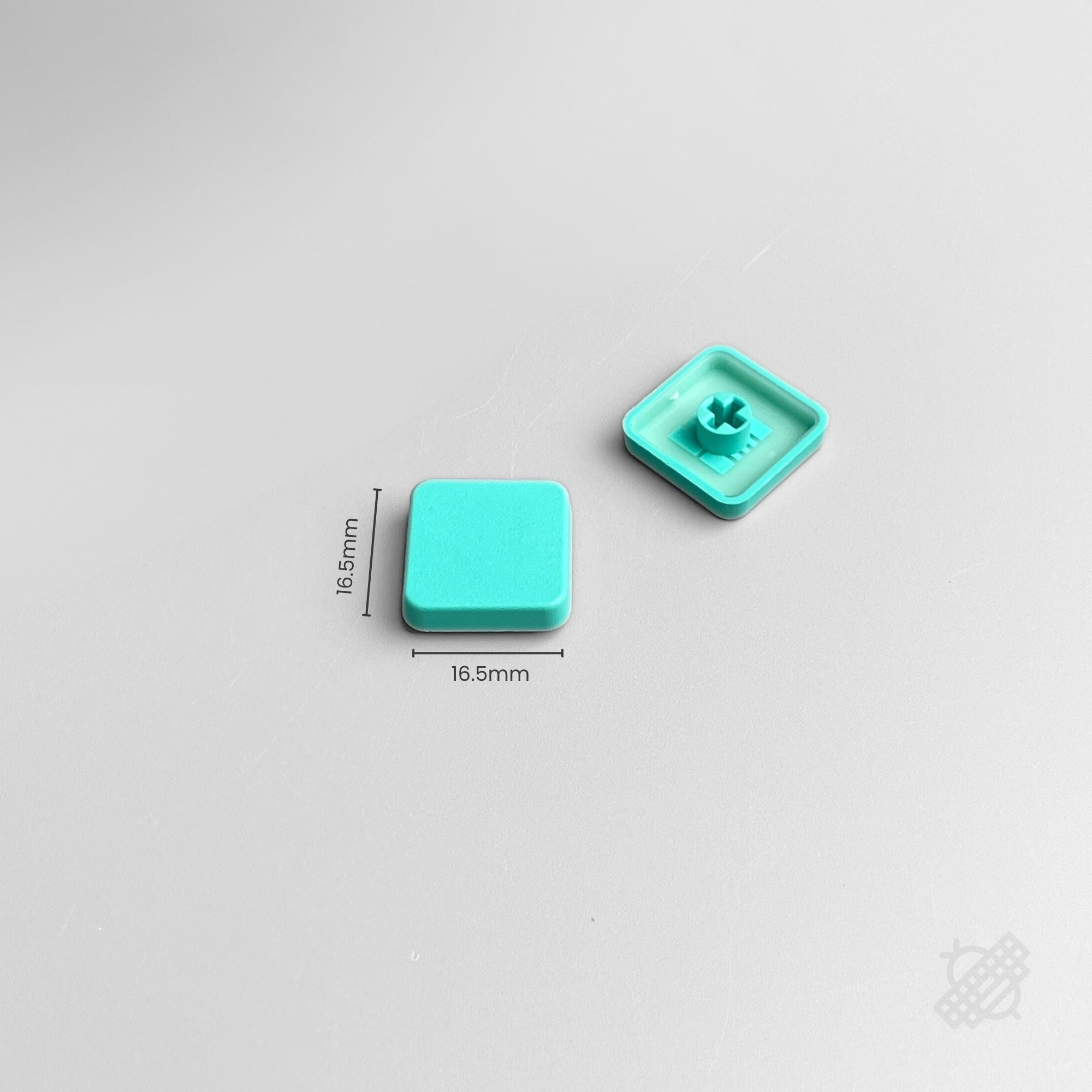 MT165-MX (Tai-Hao 16.5mm x 16.5 mm Keycap for MX stem) Low Profile Bla ...
