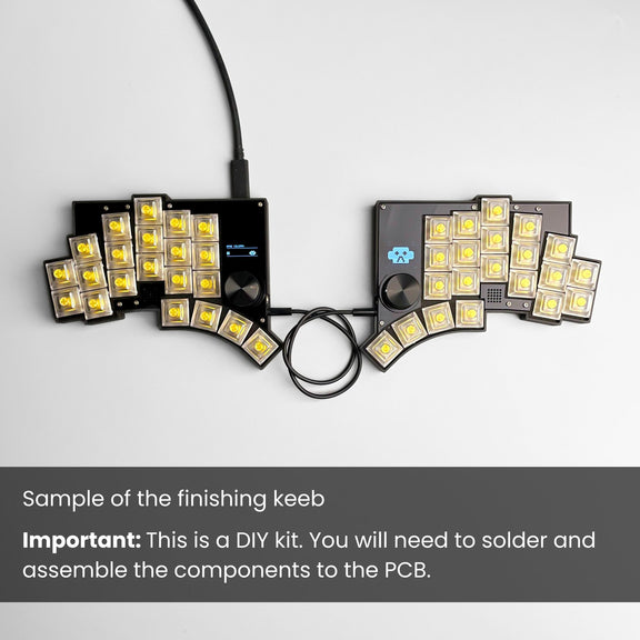 KLOR by GEIST 36-42 Keys Ergonomic Split Keyboard DIY Kit – beekeeb