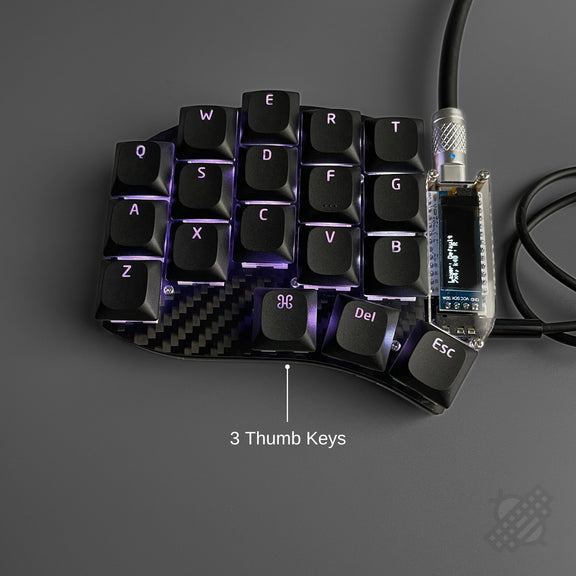 Pre-soldered Swoop Wired Split Keyboard – beekeeb