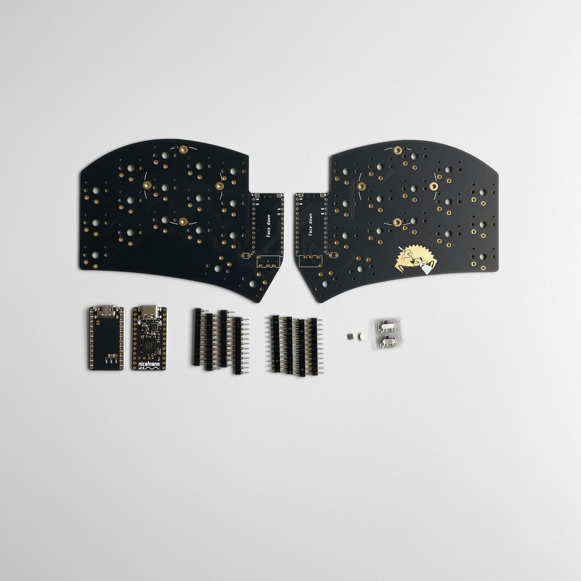 Wireless Ferris Sweep v2.2 Low Profile Split Keyboard DIY kit - nice ...