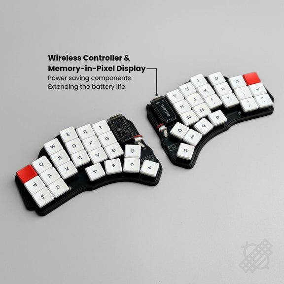Pre-soldered Wireless HSHS46 (Hotswappable Hillside46) Split Keyboard ...