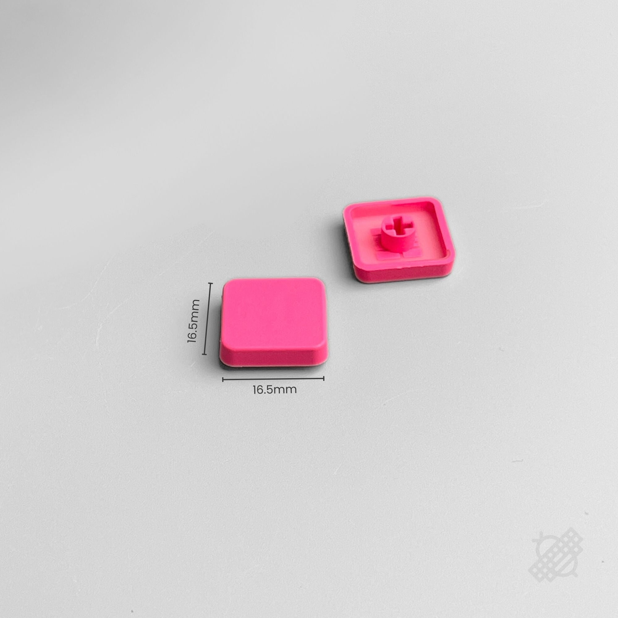 MT165-MX (Tai-Hao 16.5mm x 16.5 mm Keycap for MX stem) Low Profile Bla ...