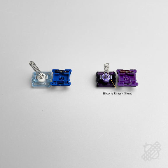 Silent Choc v2 – Kailh Purple Swallowtail Mini (Linear) Key Switch (5 ...