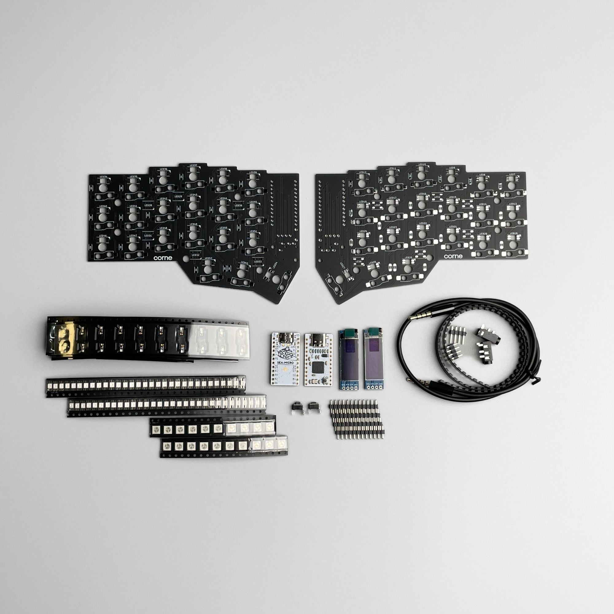 Corne GLP Split Wired Keyboard DIY Kit – beekeeb