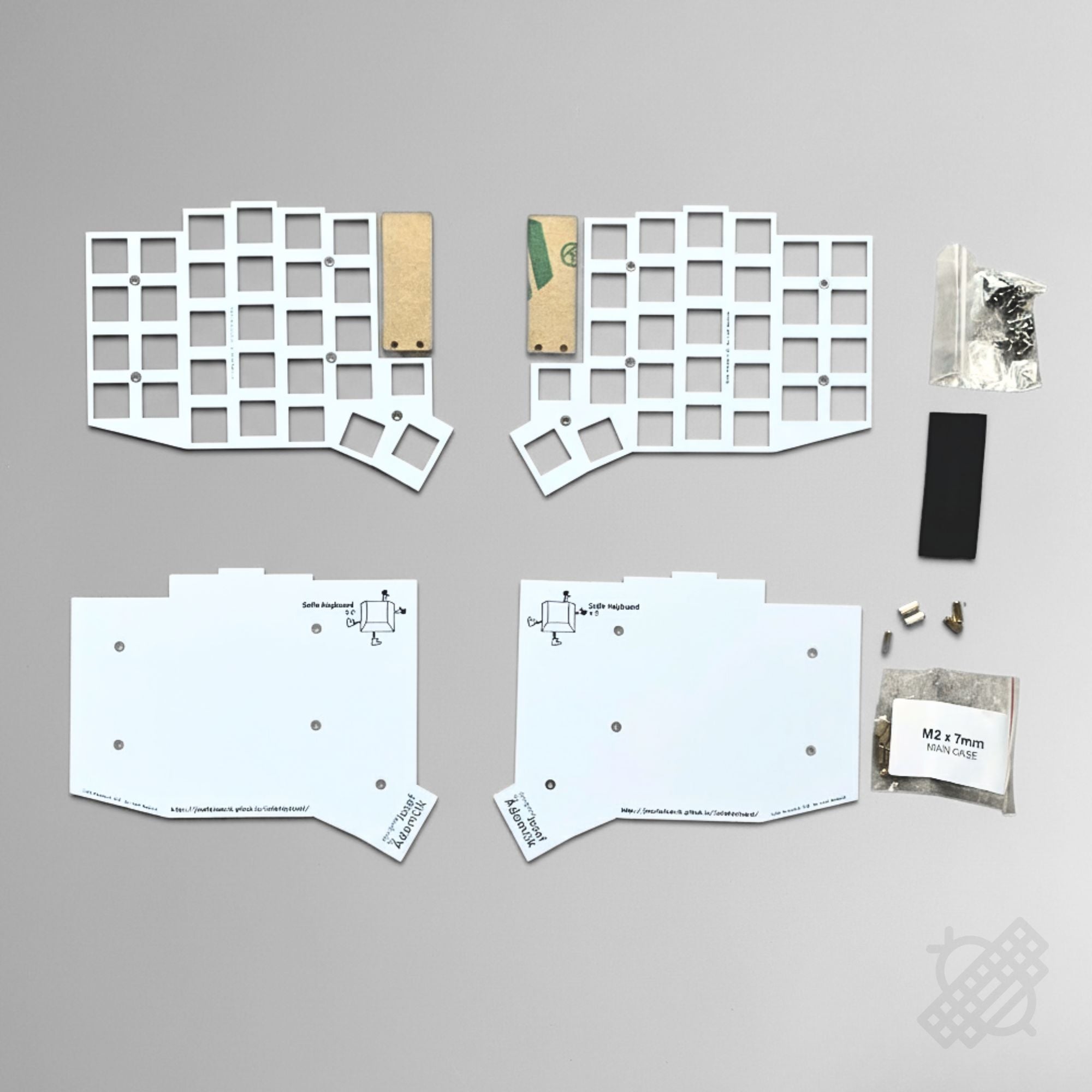 Sofle v2.0 MX FR-4 Keyboard Case Kit – beekeeb