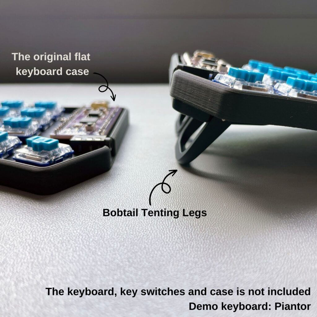 Buy Bobtail Keyboard Tenting Legs For Split Keyboards Beekeeb
